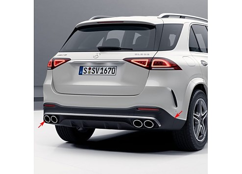 JBCustoms - Original Mercedes-Benz GLE 63 AMG W167 (2019+) Rear Diffuser