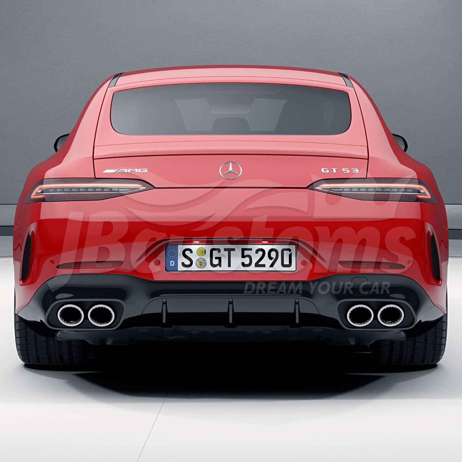 JBCustoms - AMG GT Rear Diffuser