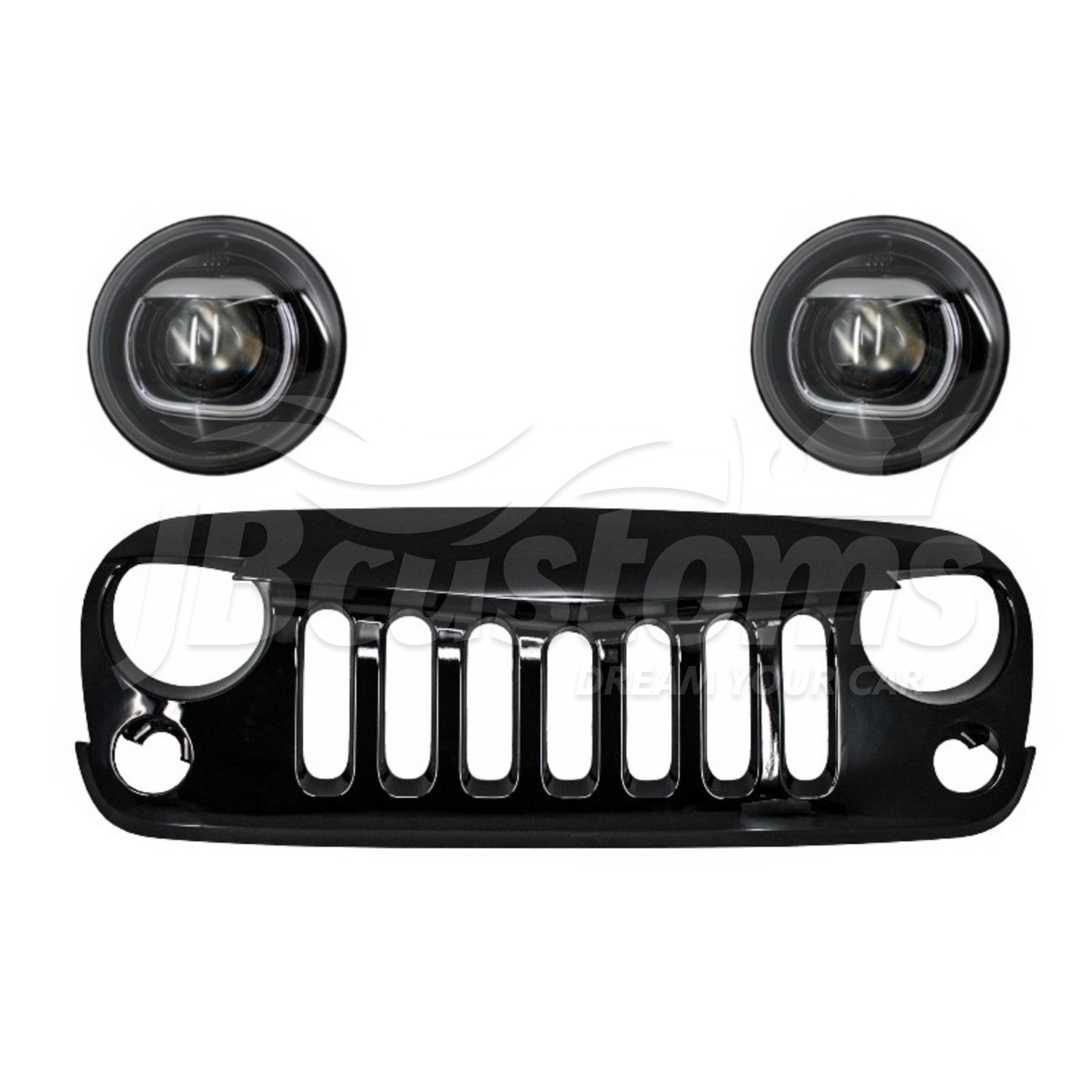 JBCustoms - Angry Bird Front Grill Jeep Wrangler JK (2007-2017)