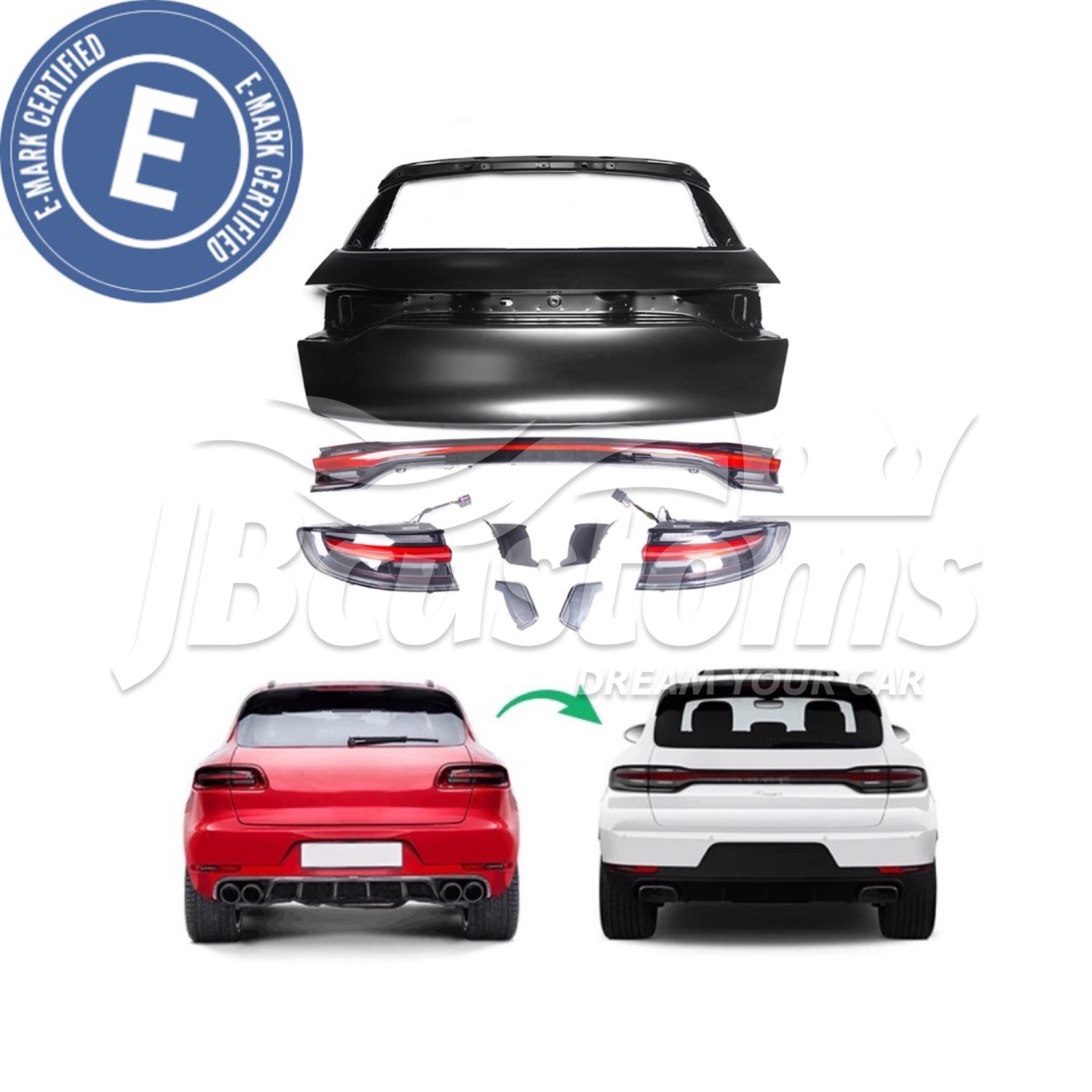 JBCustoms - Conversion Kit Rear Porsche Macan