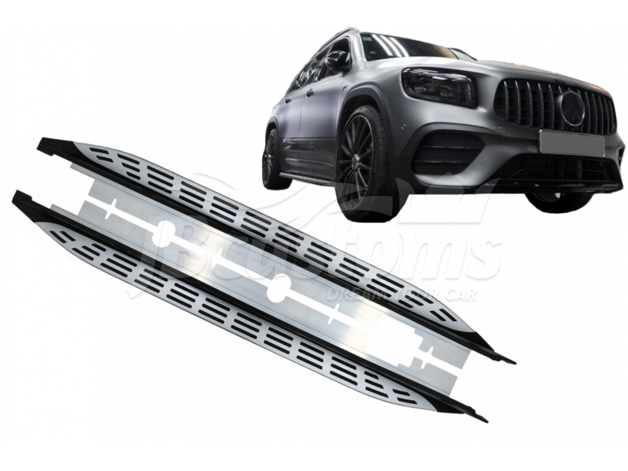 JBCustoms - Side Steps Mercedes GLB