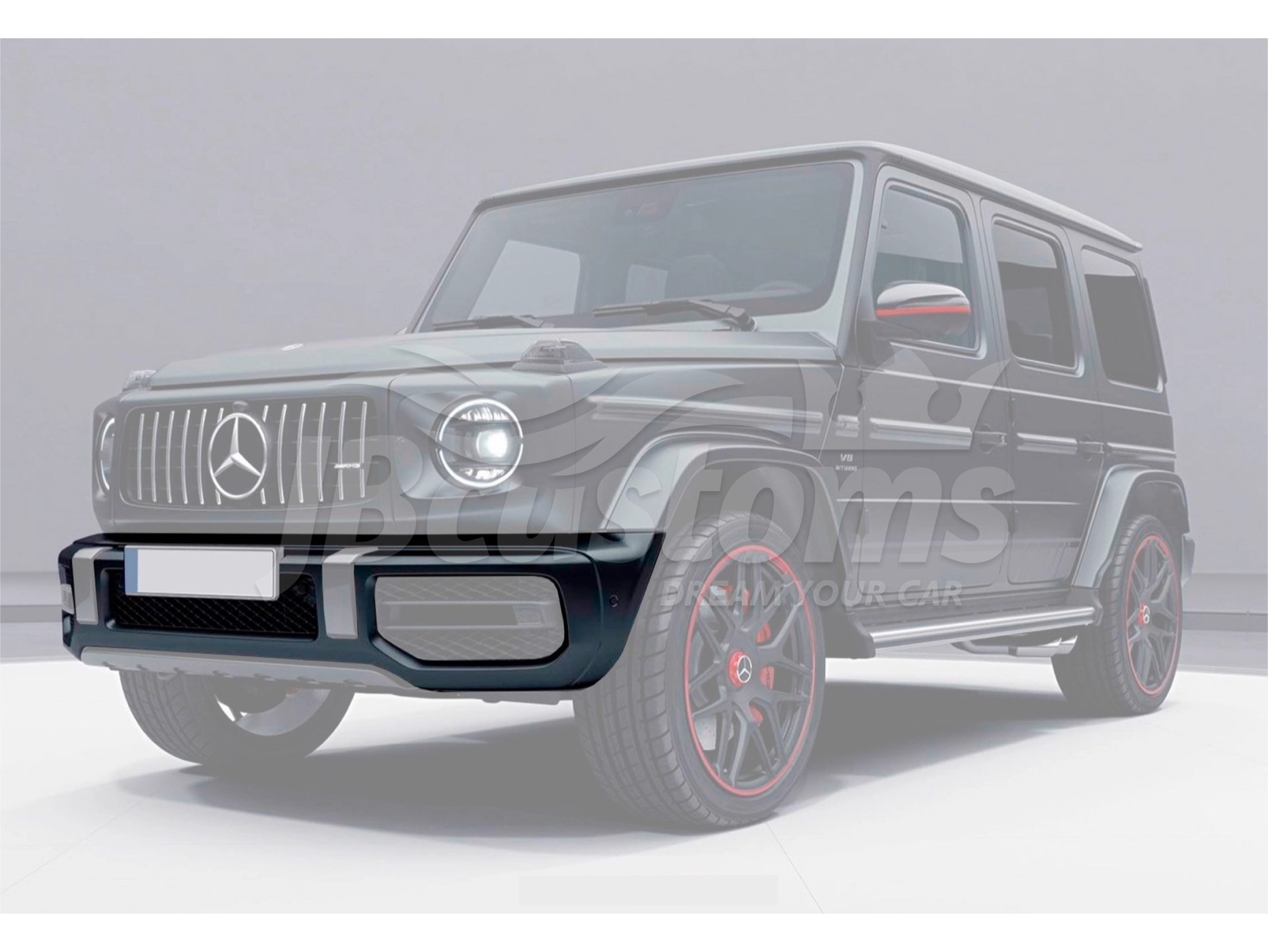 JBCustoms - Front Bumper Carbon Fiber Mercedes-Benz G63