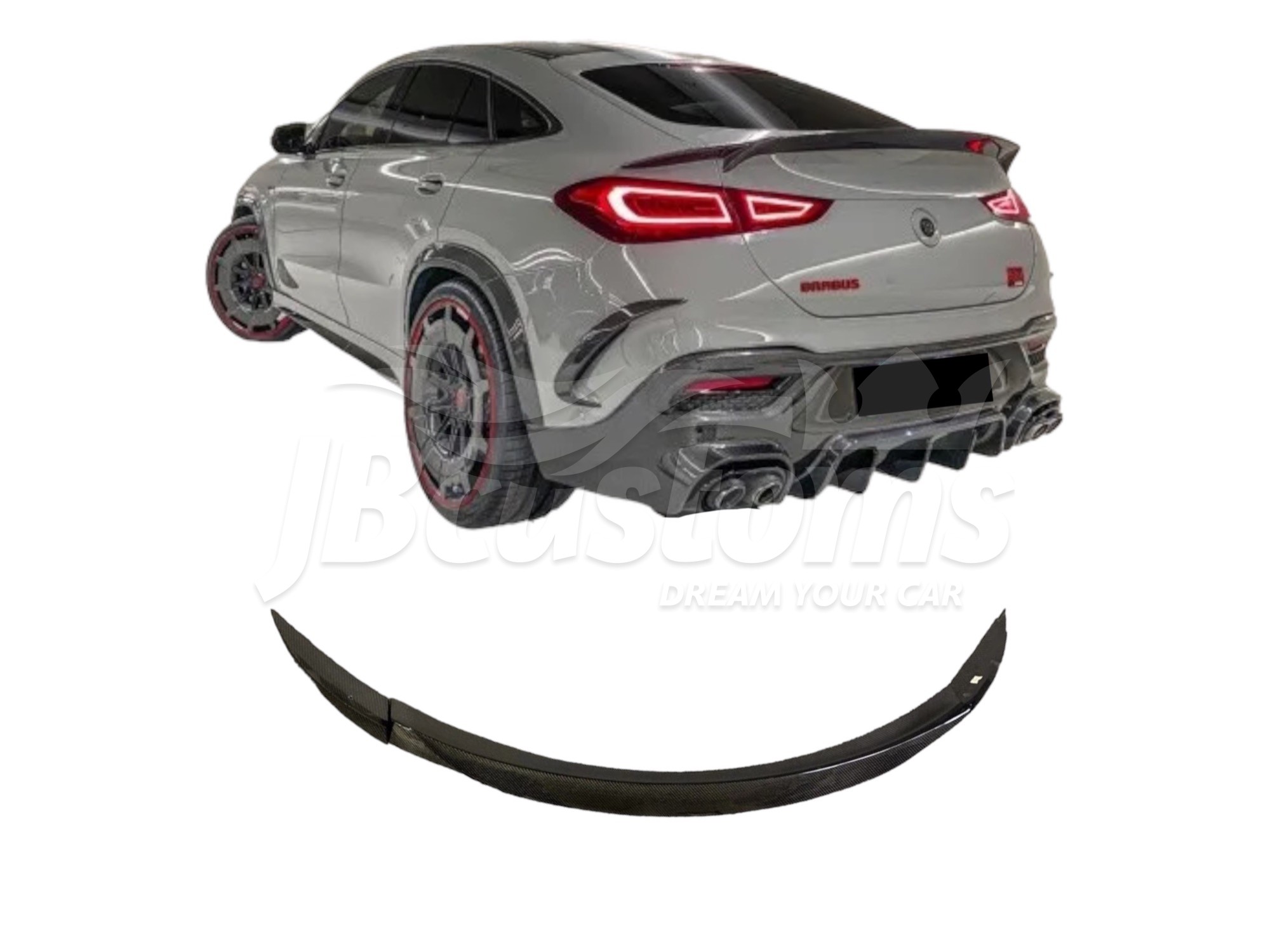 JBCustoms - Carbon Fiber Spoiler Mercedes-Benz GLE 63s AMG