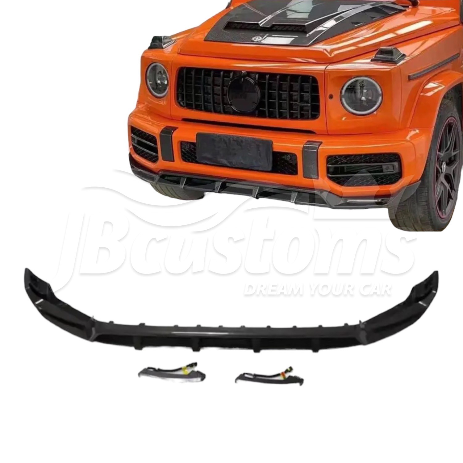 JBCustoms - Front Spoiler Mercedes G63