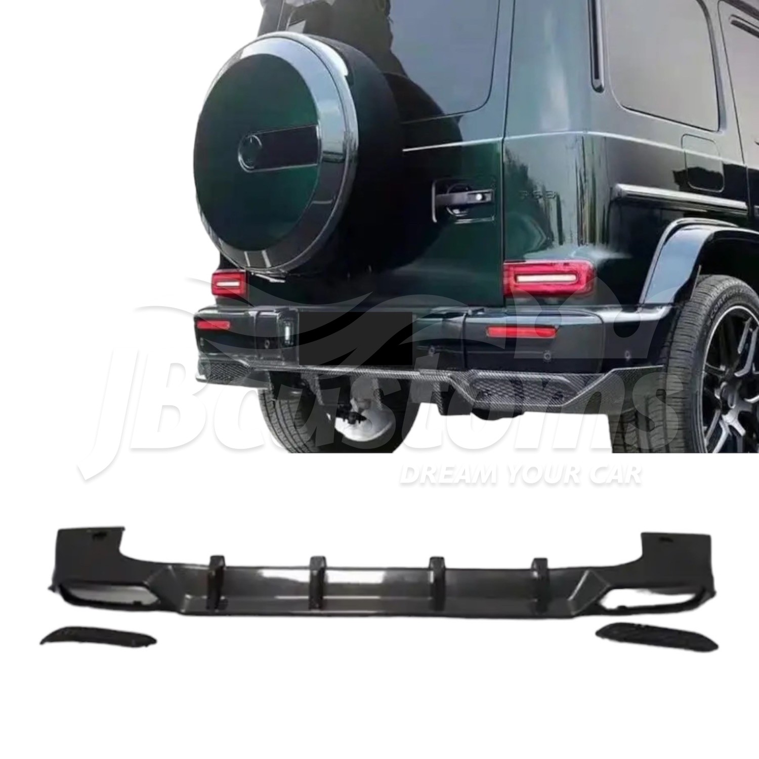 JBCustoms - Difusor Trasero Mercedes G63
