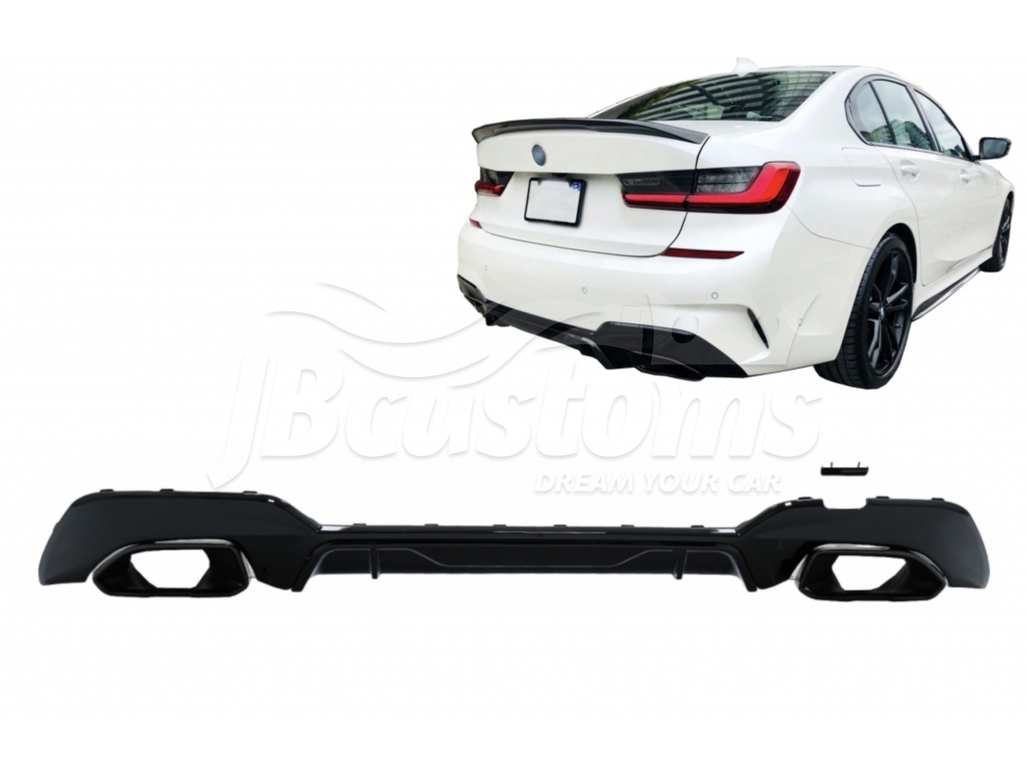 JBCustoms - Rear Diffuser M340i