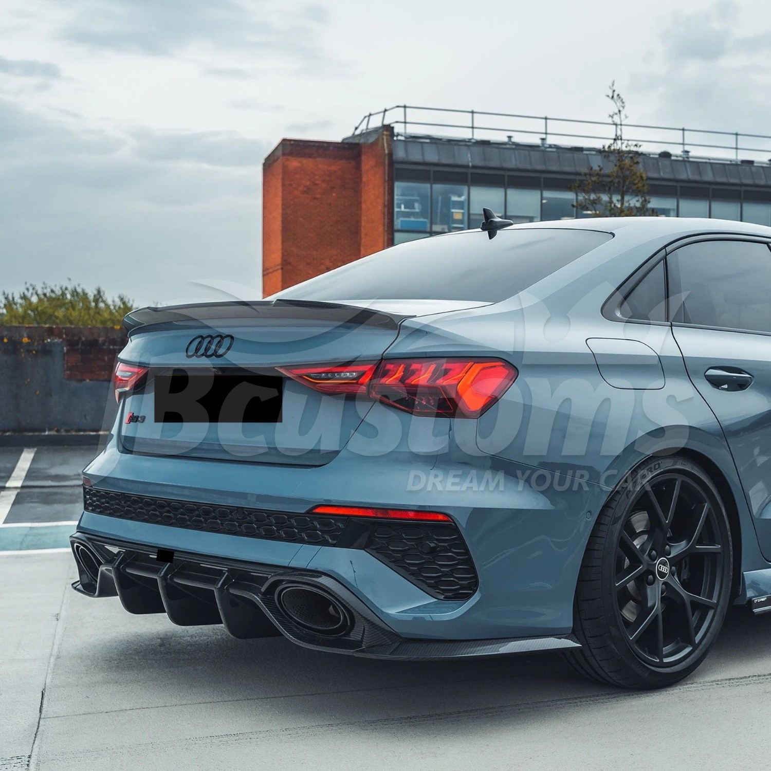 JBCustoms - Audi RS3 Rear Diffuser