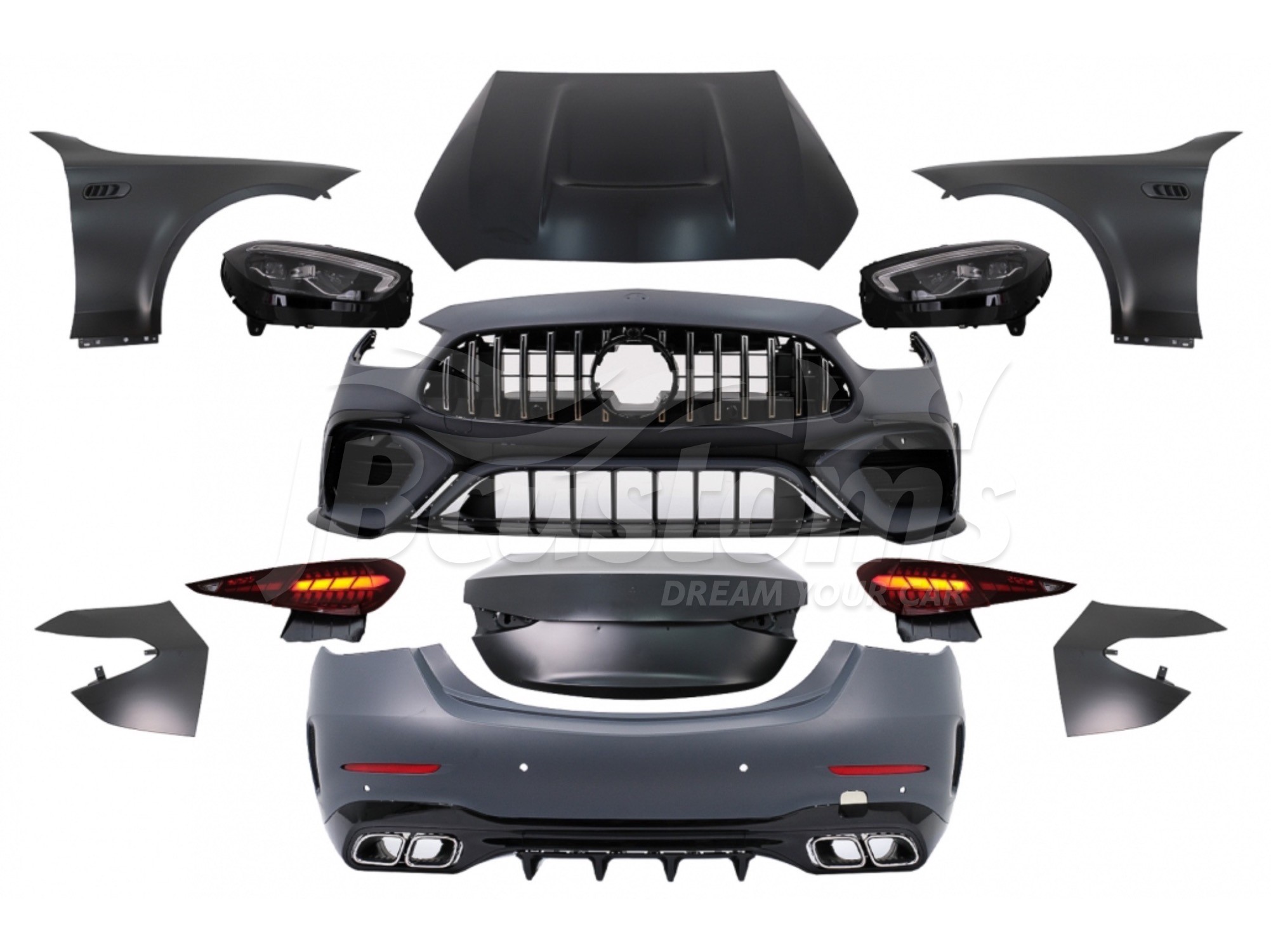 JBCustoms - C63S E Conversion Kit