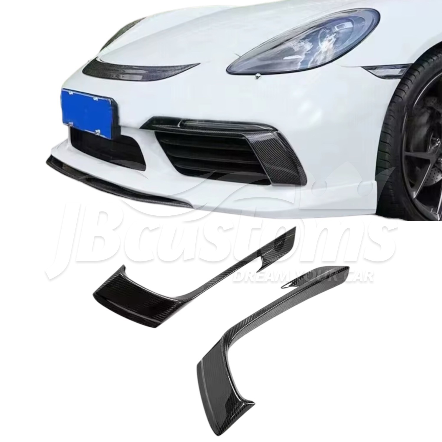 JBCustoms - 718 Cayman Aero Flaps