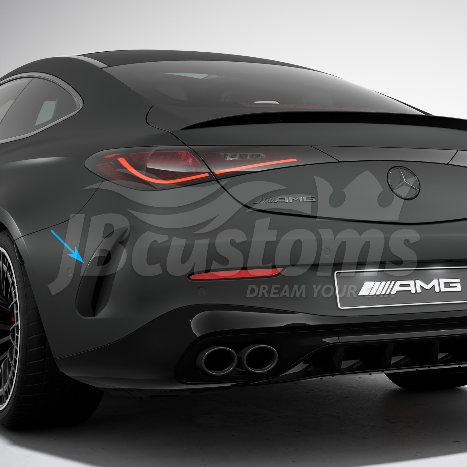 JBCustoms - CLE 53 Rear Aero Flaps